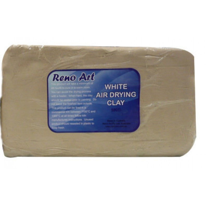 White Air Dry Clay 5kg - Pinot Stock
